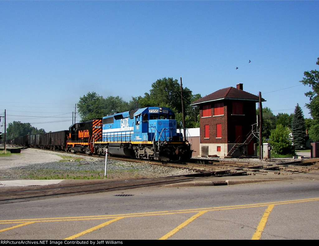 Empty Southbound Coke Train